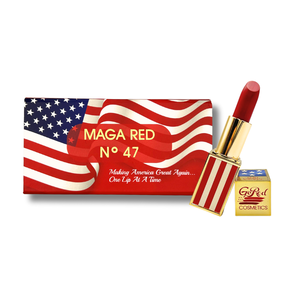 Limited Edition MAGA Red No. 47 Lipstick – Bold Patriotic Red for ...